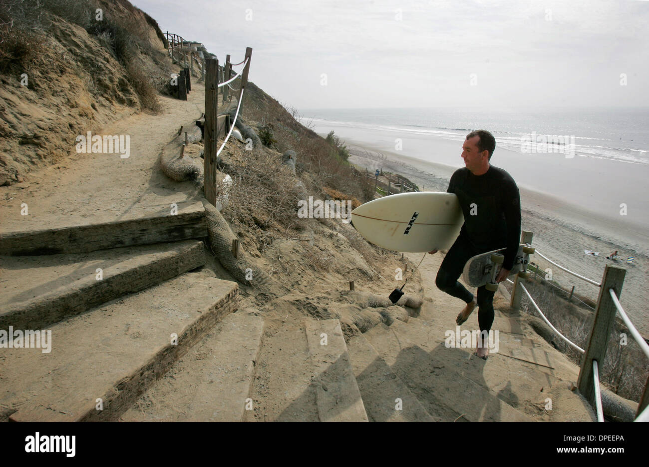 Beacon's beach encinitas hi-res stock photography and images - Alamy