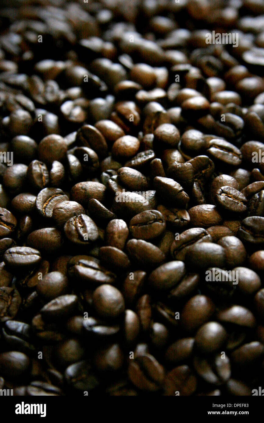 Apr 06, 2006 - St. Petersburg, Florida, USA - A view of coffee beans in ...