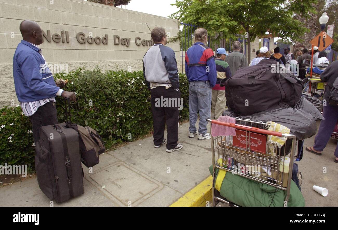 (PUBLISHED 06/15/2004, B-1, UTS1813897) The homeless line up in front ...