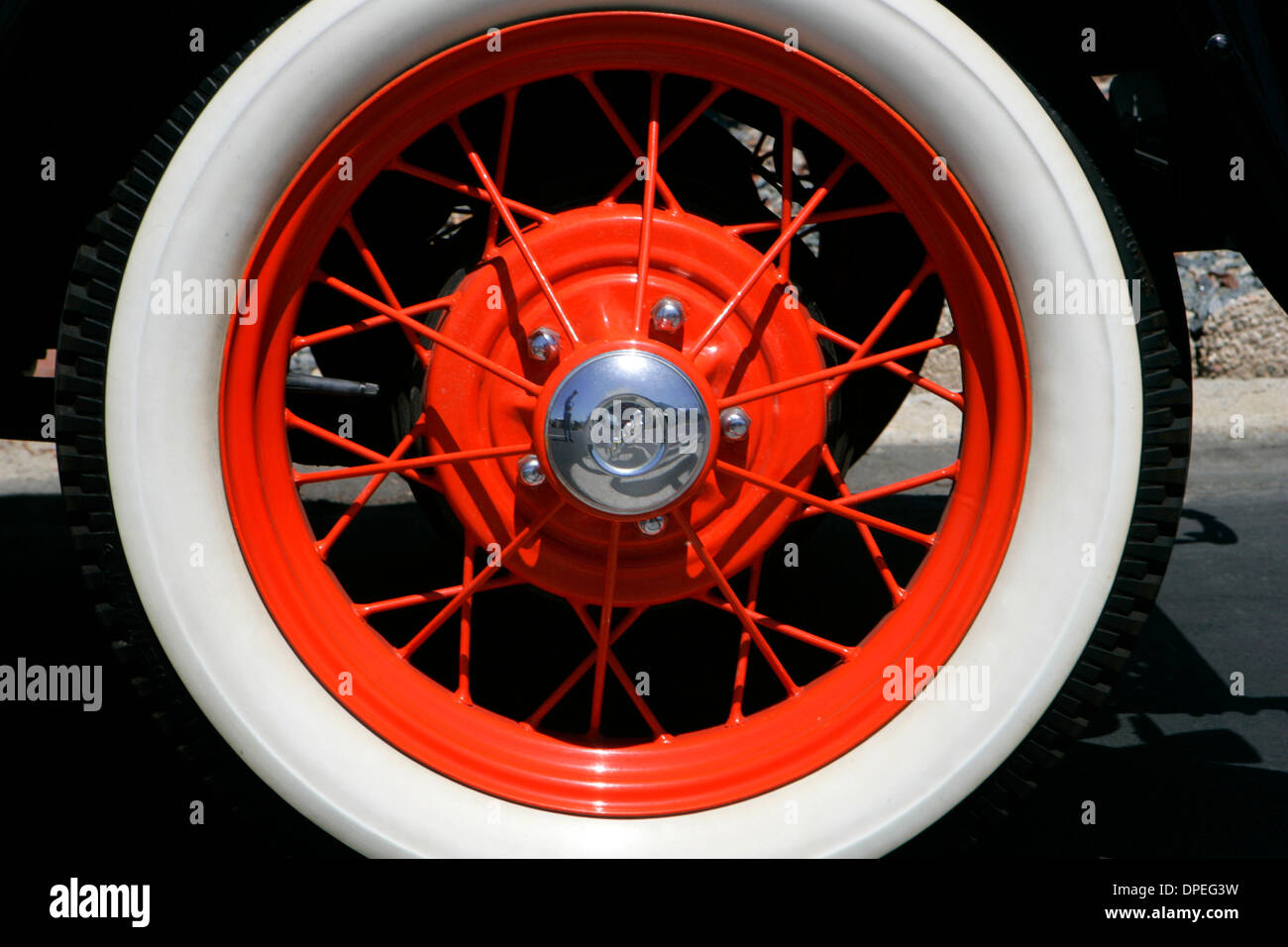 Wire spoke wheels hi-res stock photography and images - Alamy