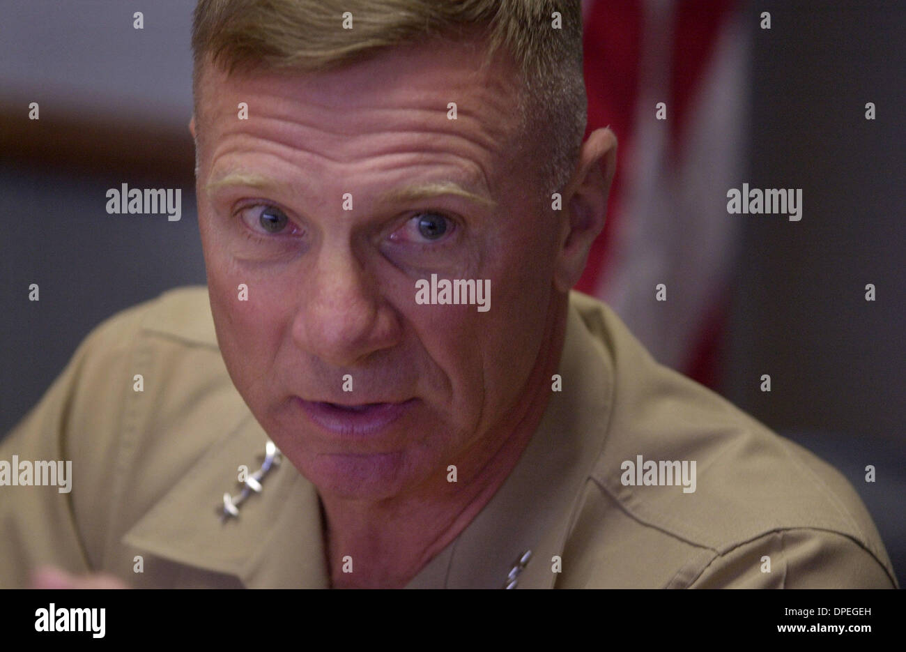 (Published 05/22/2003, A-1): The new Marine Corps. commandant, Lt. Gen ...