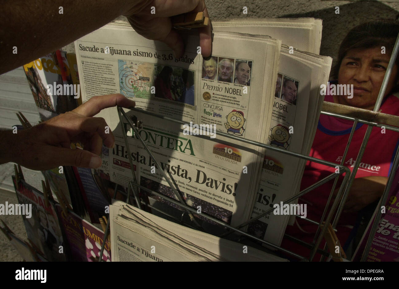 Local newspaper headlines hi-res stock photography and images - Alamy