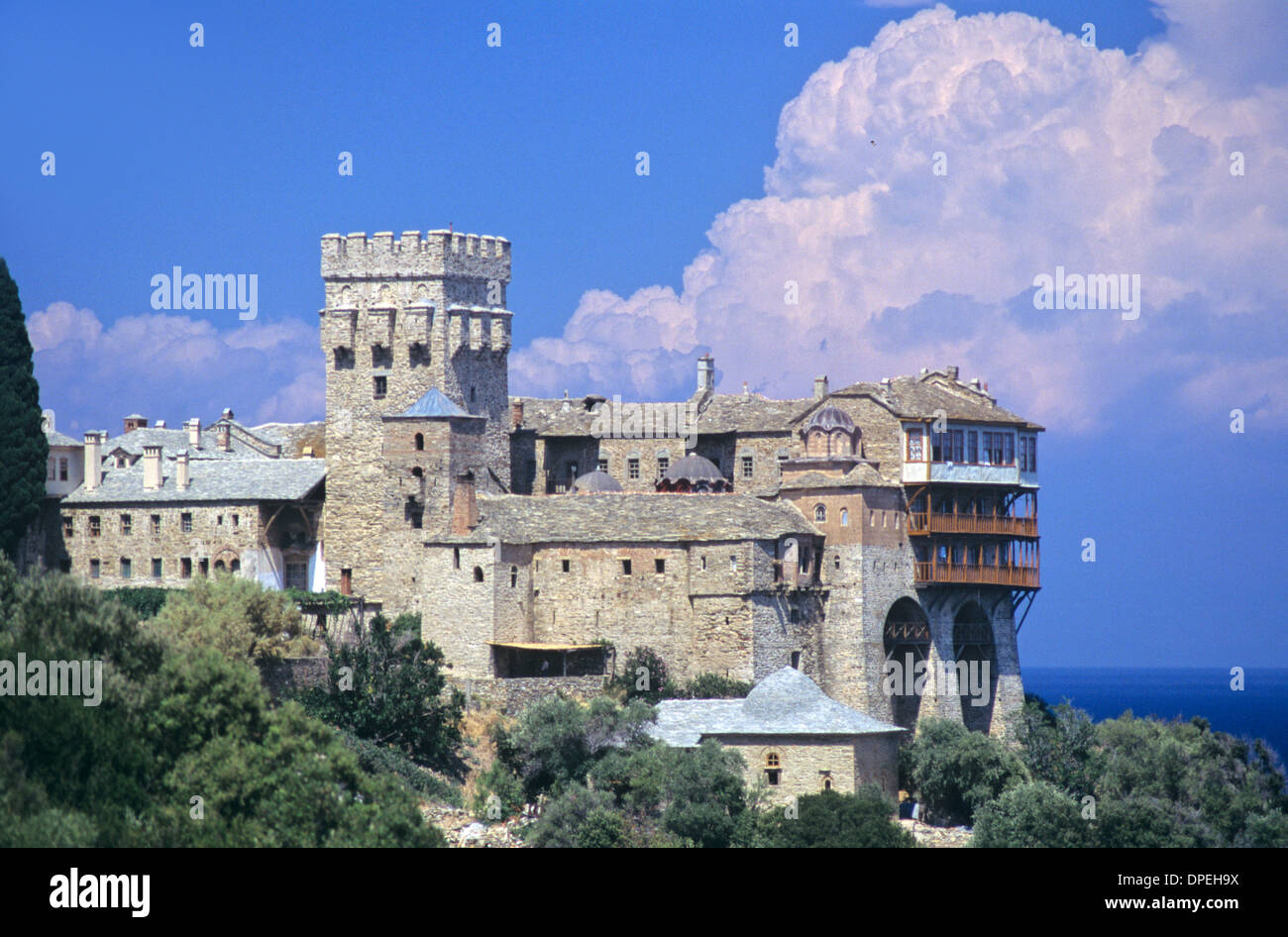 Stavronikita monastery mount athos hi-res stock photography and images ...