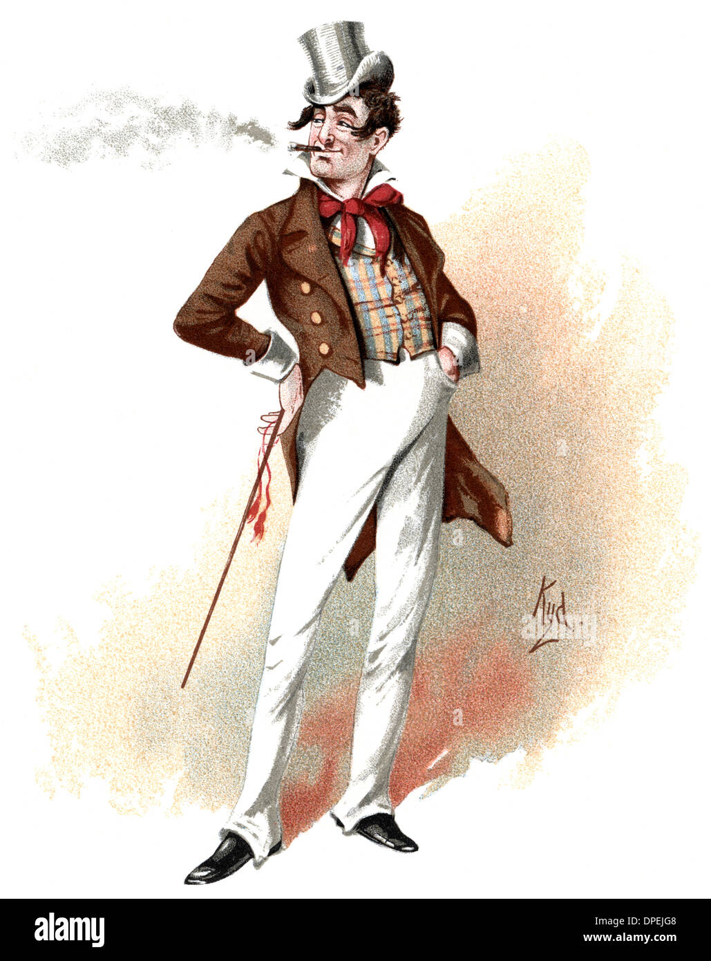 Dick Swiveller. Dickens character Stock Photo - Alamy