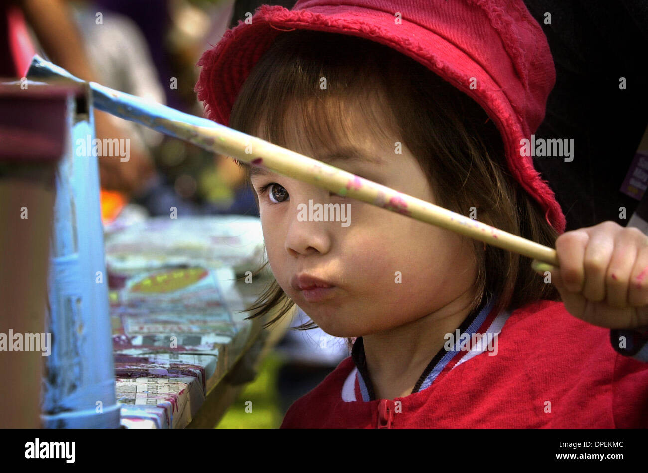 (Published 04/27/2003, B-1) Three-year old Tiffany Ly of Linda Vista ...