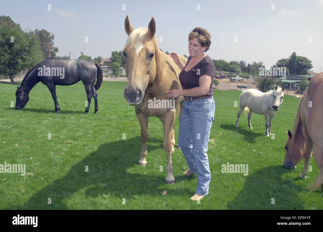 (Published 07/09/2003, NI-6, UTS1747112) SUE BRILES stands with ''Mama ...