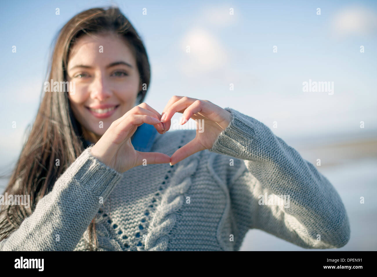 Hands making heart shape hi-res stock photography and images - Alamy