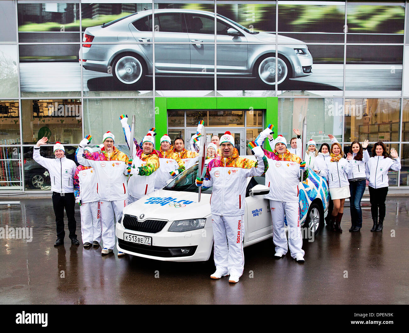 Michael Oeljeklaus, Miroslav Kroupa, Skoda Auto, Olympic Torch, Winter ...