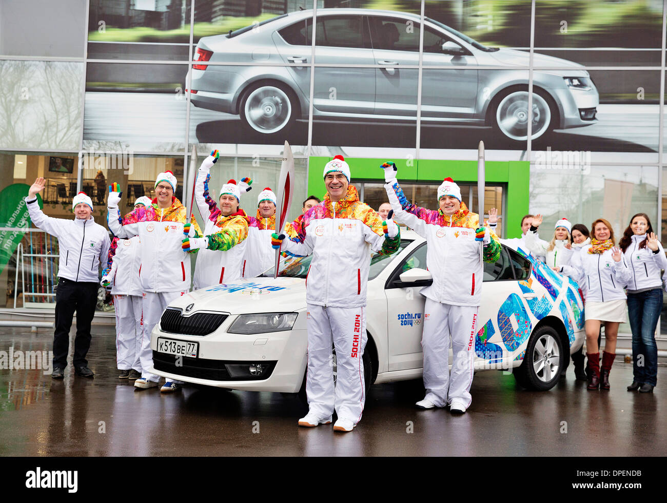 Michael Oeljeklaus, Miroslav Kroupa, Skoda Auto, Olympic Torch, Winter ...