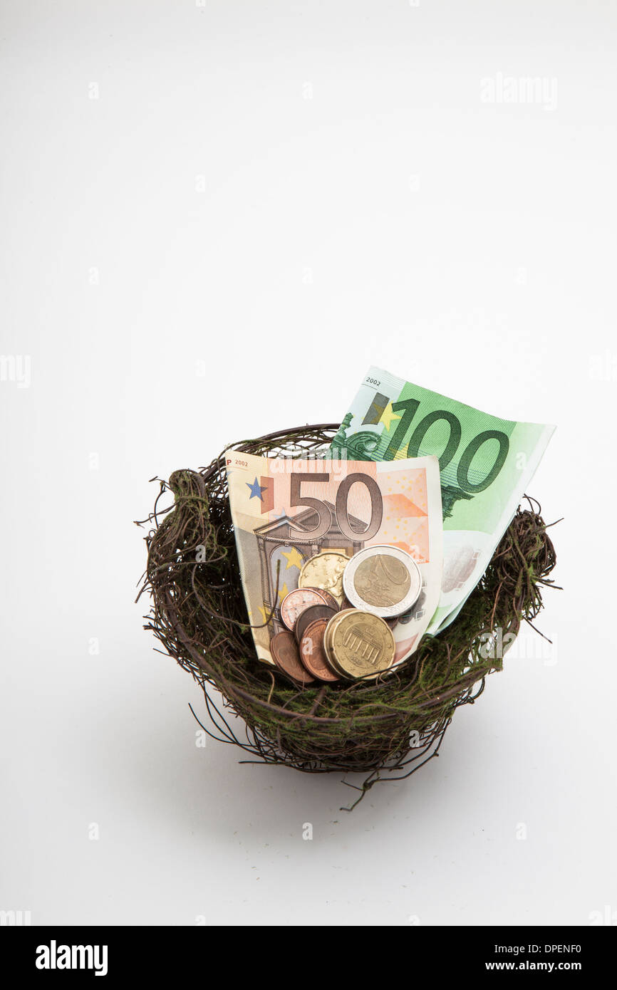 Money nest hi-res stock photography and images - Alamy