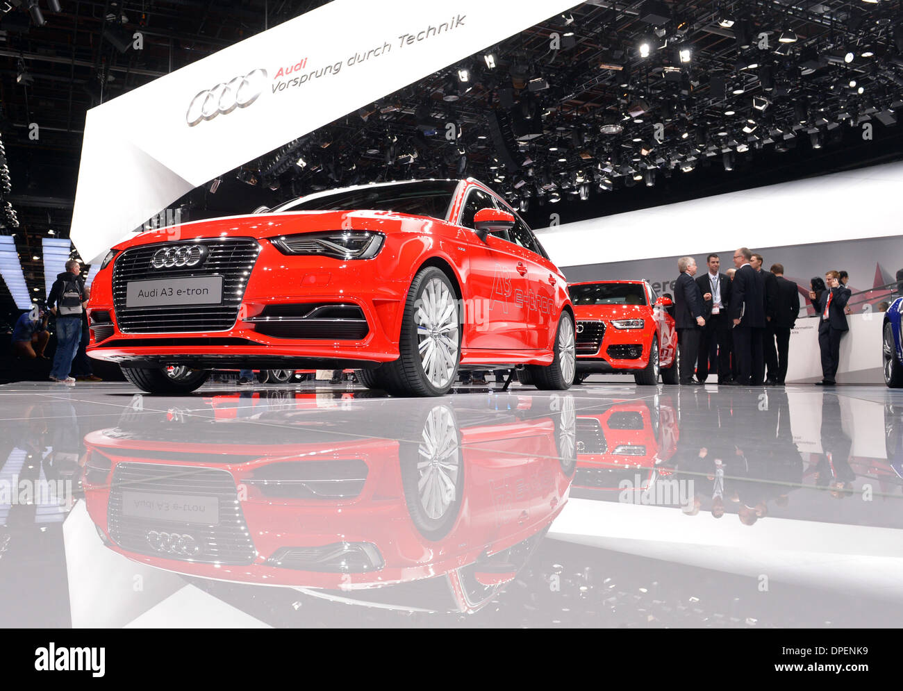Audi booth auto show hi-res stock photography and images - Alamy