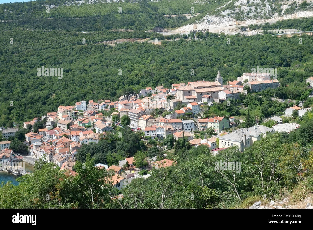 Port Bakar near Rijeka, Crotia Stock Photo - Alamy