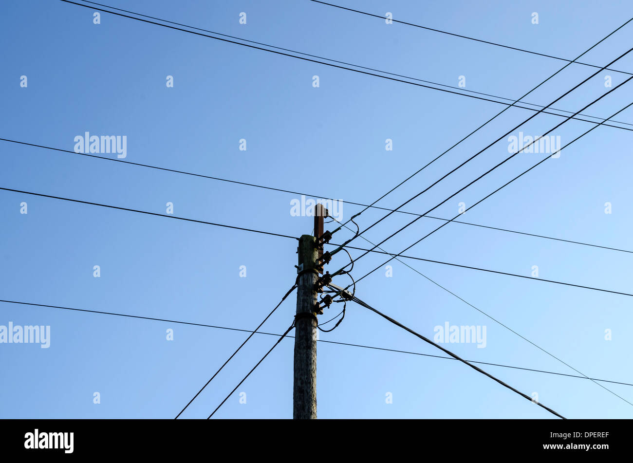 Telegraph cables hi-res stock photography and images - Alamy