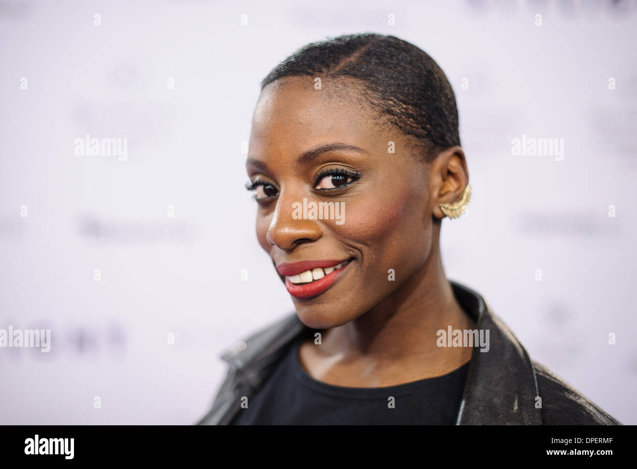 Berlin, Germany. 13th Jan, 2014. Nikeata Thompson attends the Stylight ...
