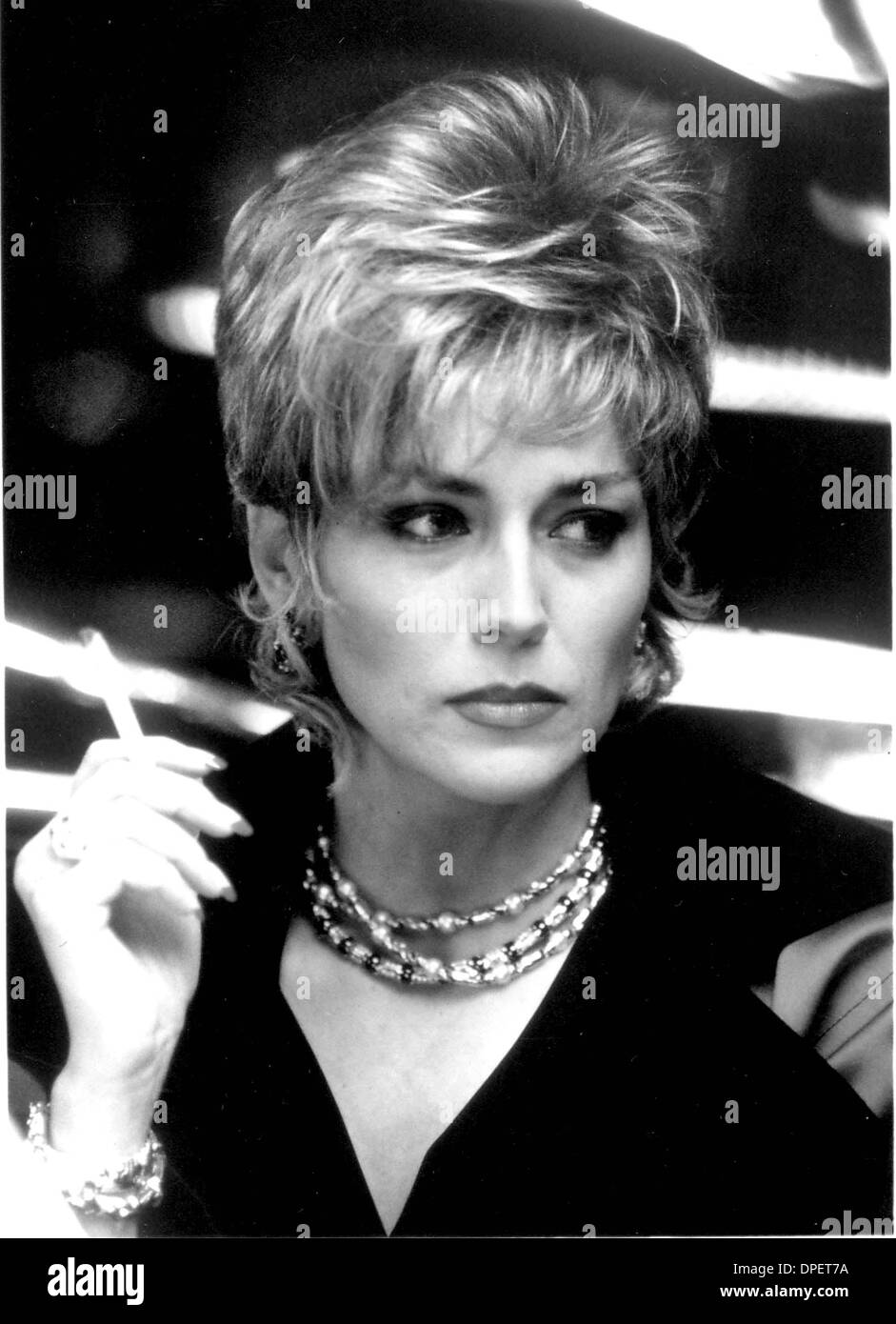 Sharon stone Black and White Stock Photos & Images - Alamy