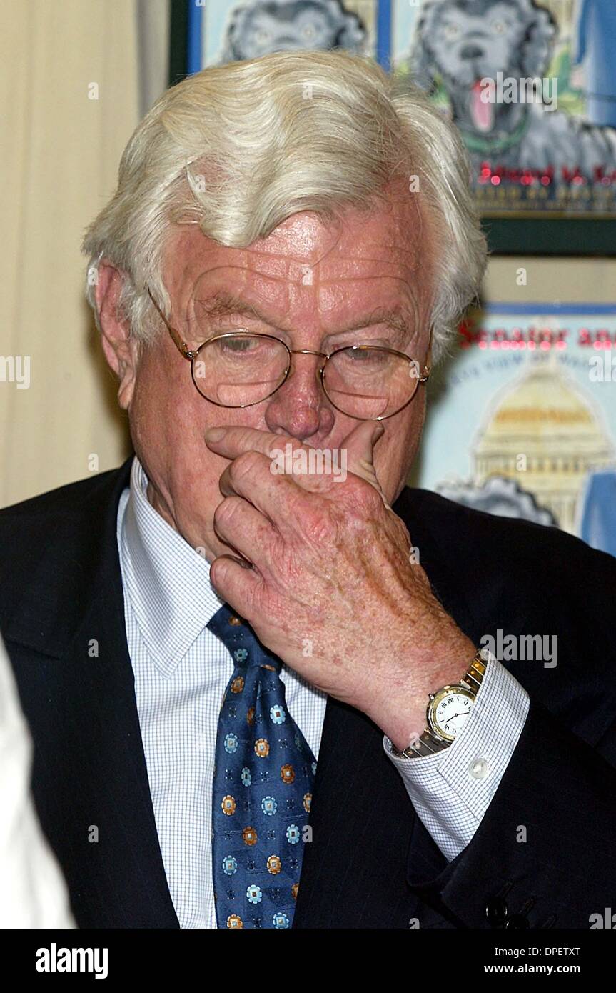 Senator Ted Kennedy signs copies of his new book ''My Senator and Me: A ...
