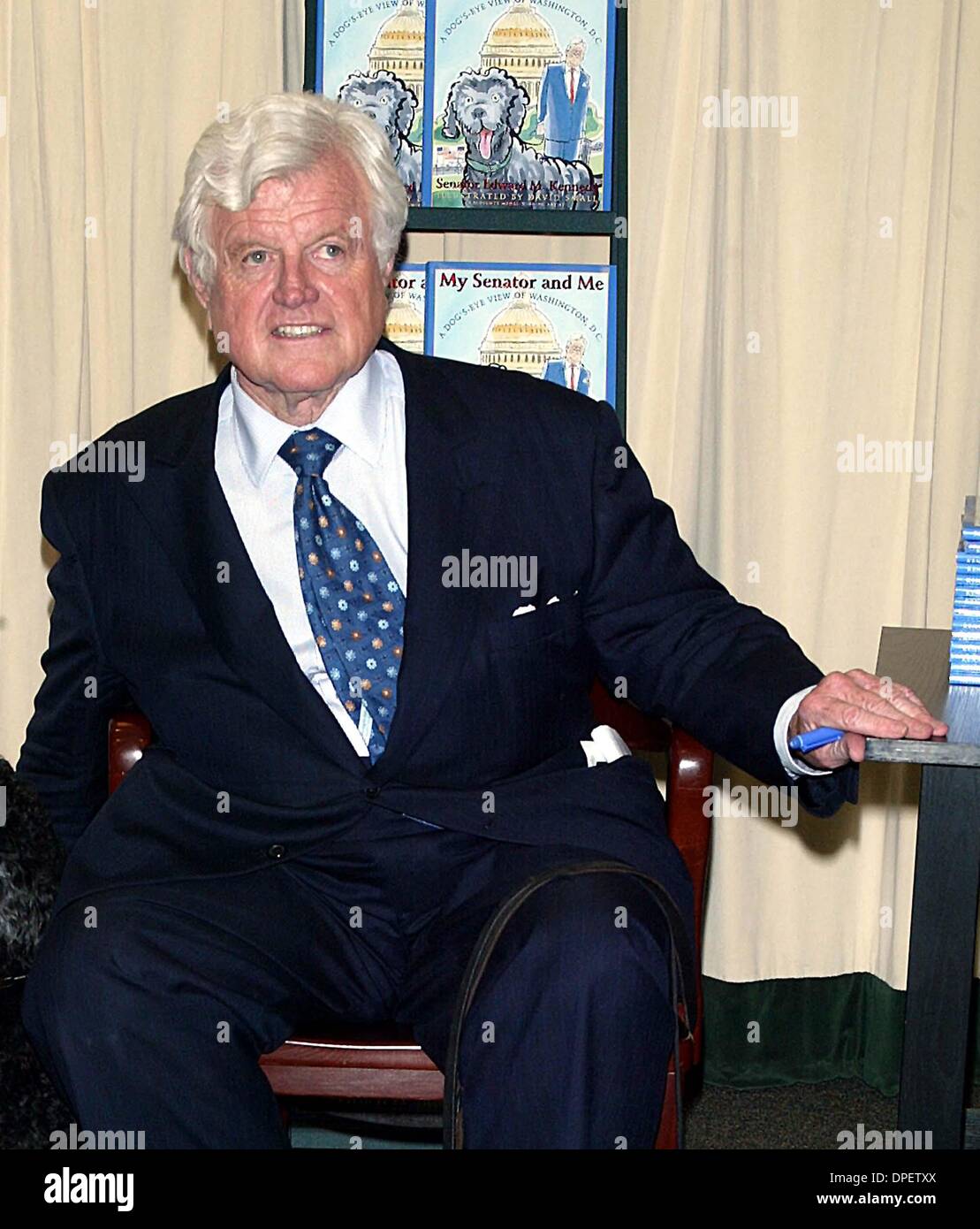 Senator Ted Kennedy signs copies of his new book ''My Senator and Me: A ...