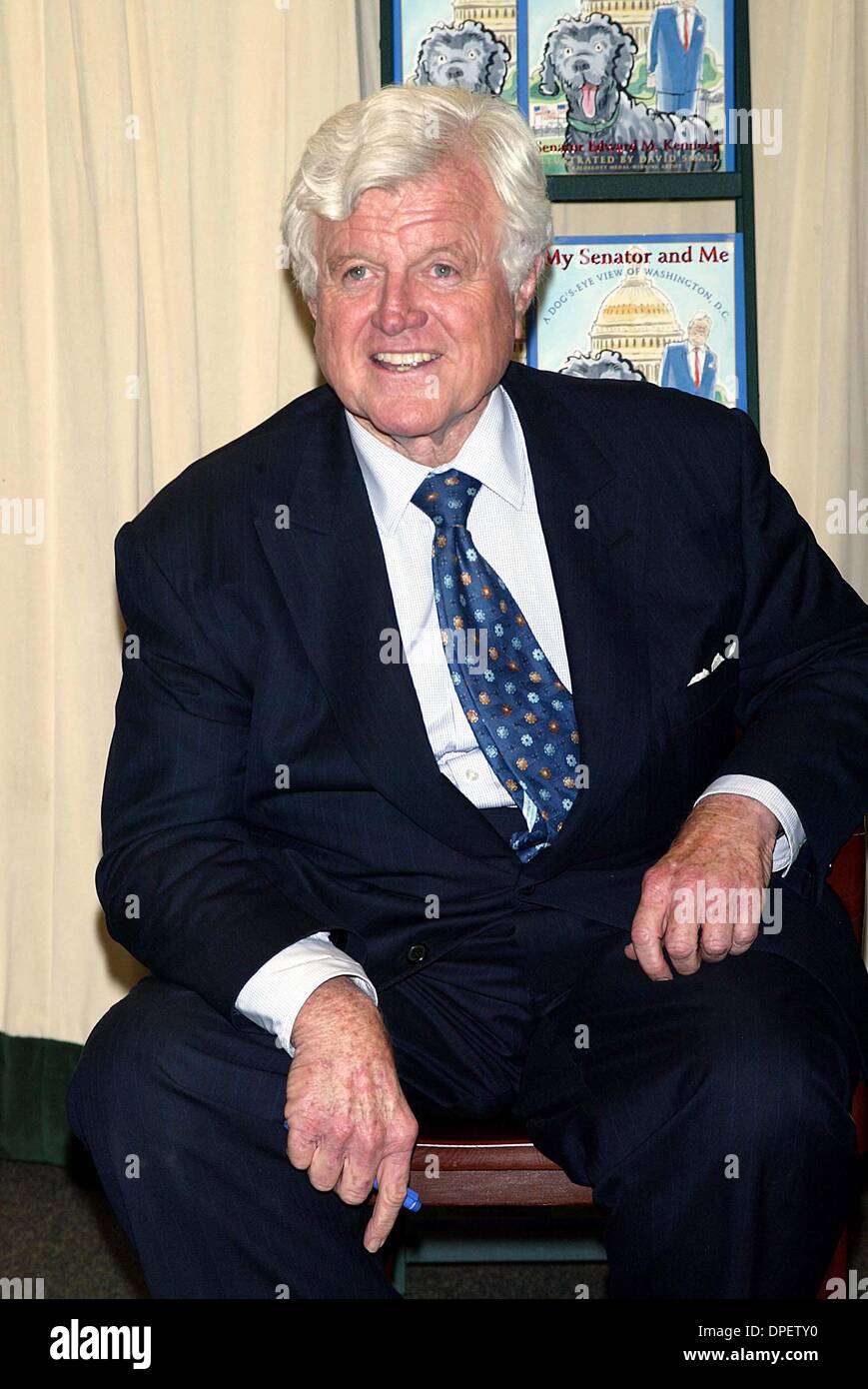 Senator Ted Kennedy signs copies of his new book ''My Senator and Me: A ...