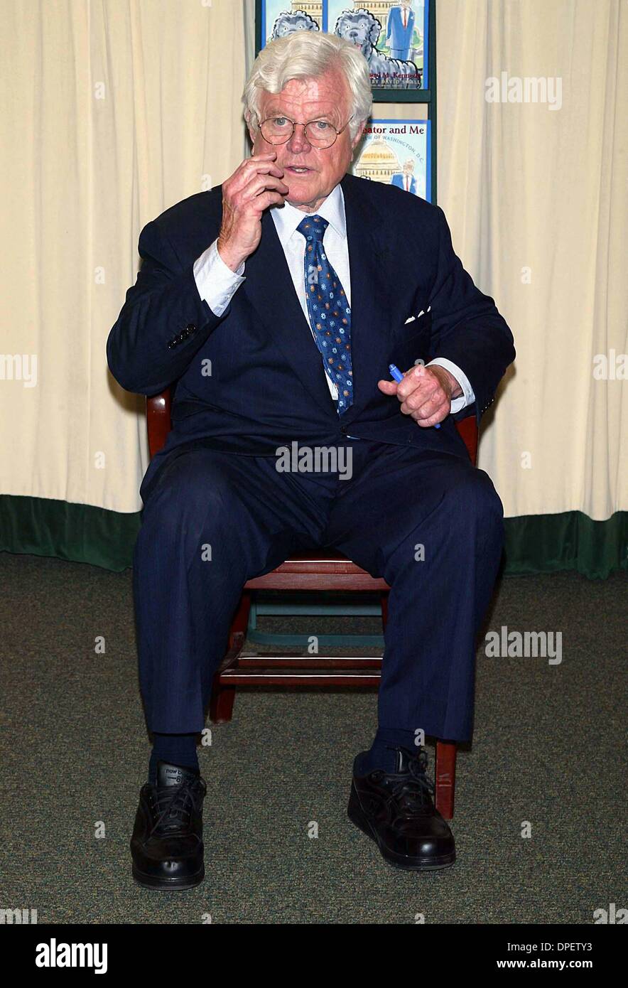Senator Ted Kennedy signs copies of his new book ''My Senator and Me: A ...