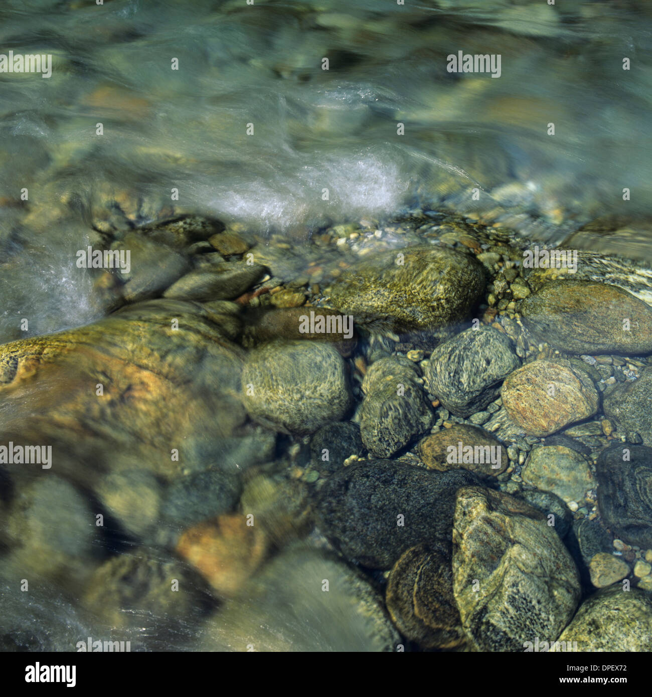 River bed, pebbles, France Stock Photo - Alamy