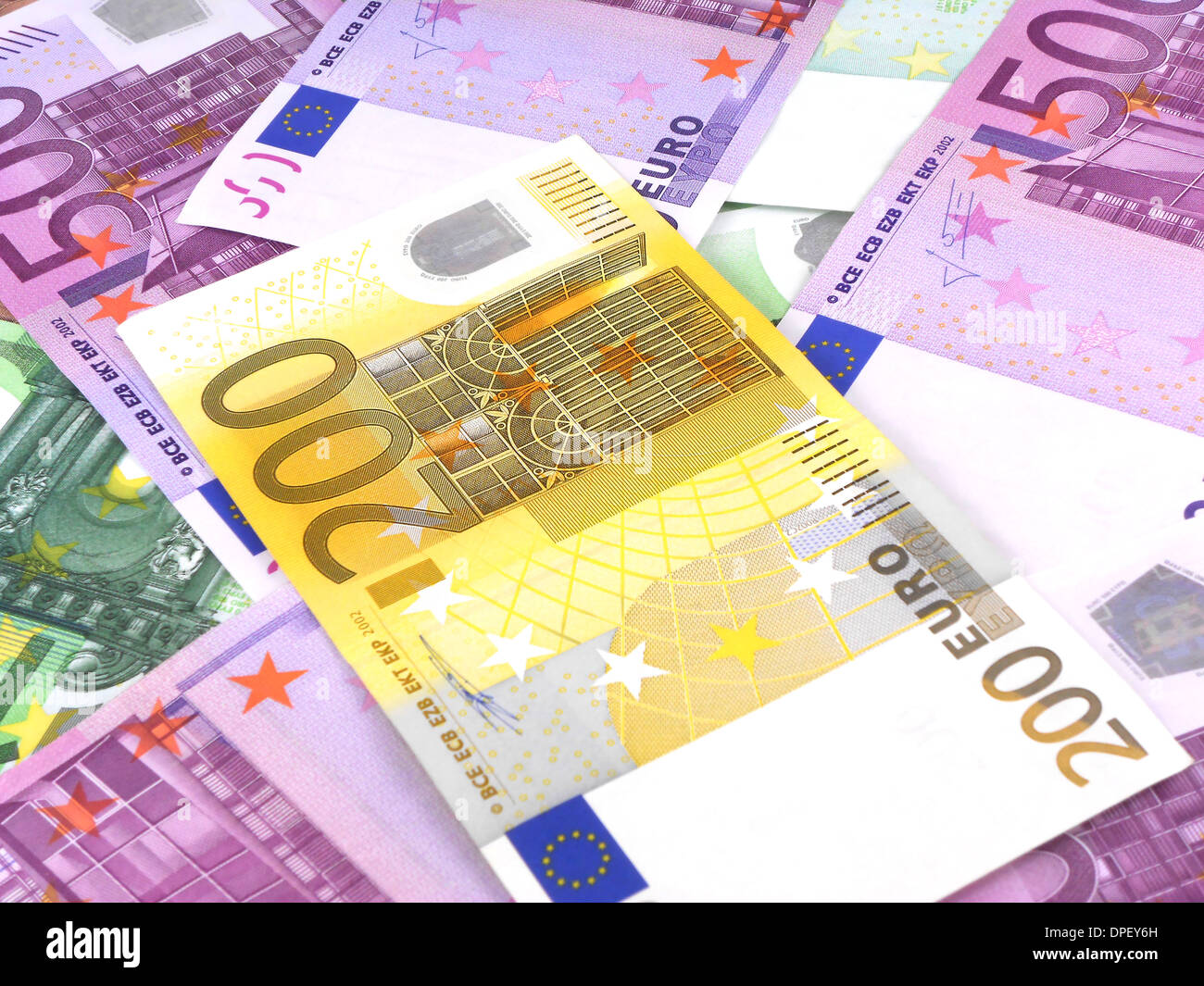 Background from euro banknotes Stock Photo - Alamy