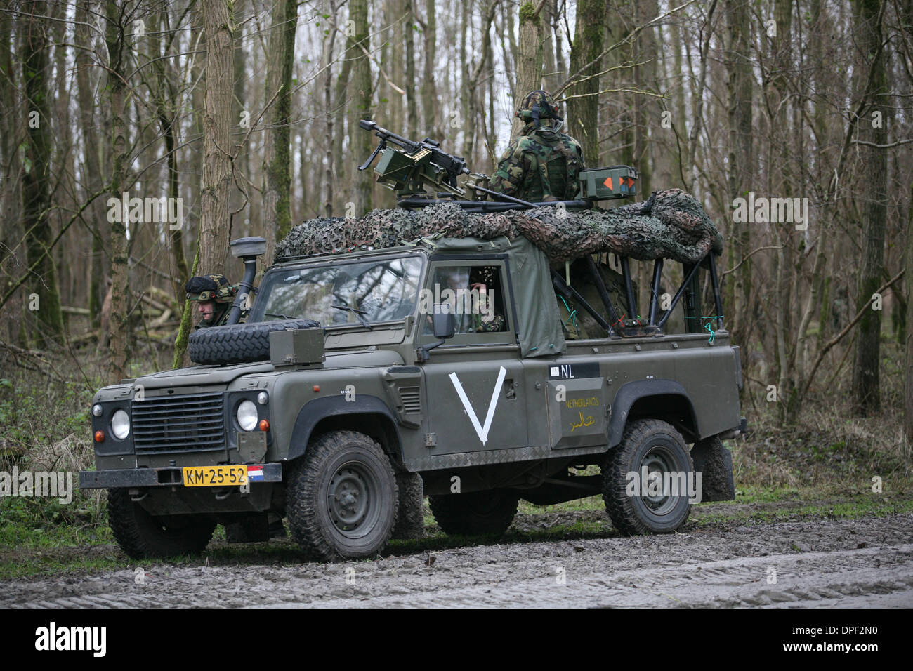 Dutch army is performing a drill in Holland Stock Photo - Alamy