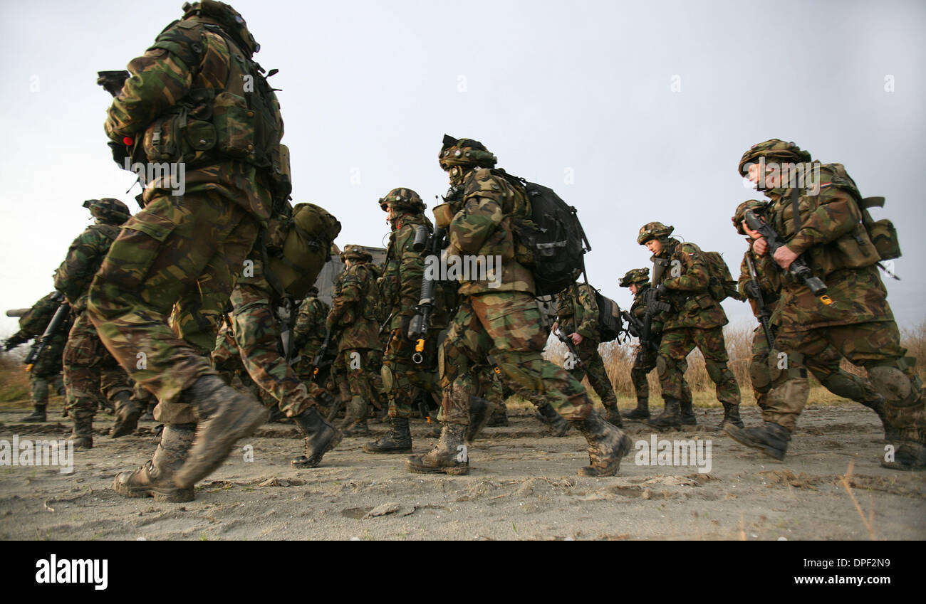 Dutch army is performing a drill in Holland Stock Photo - Alamy