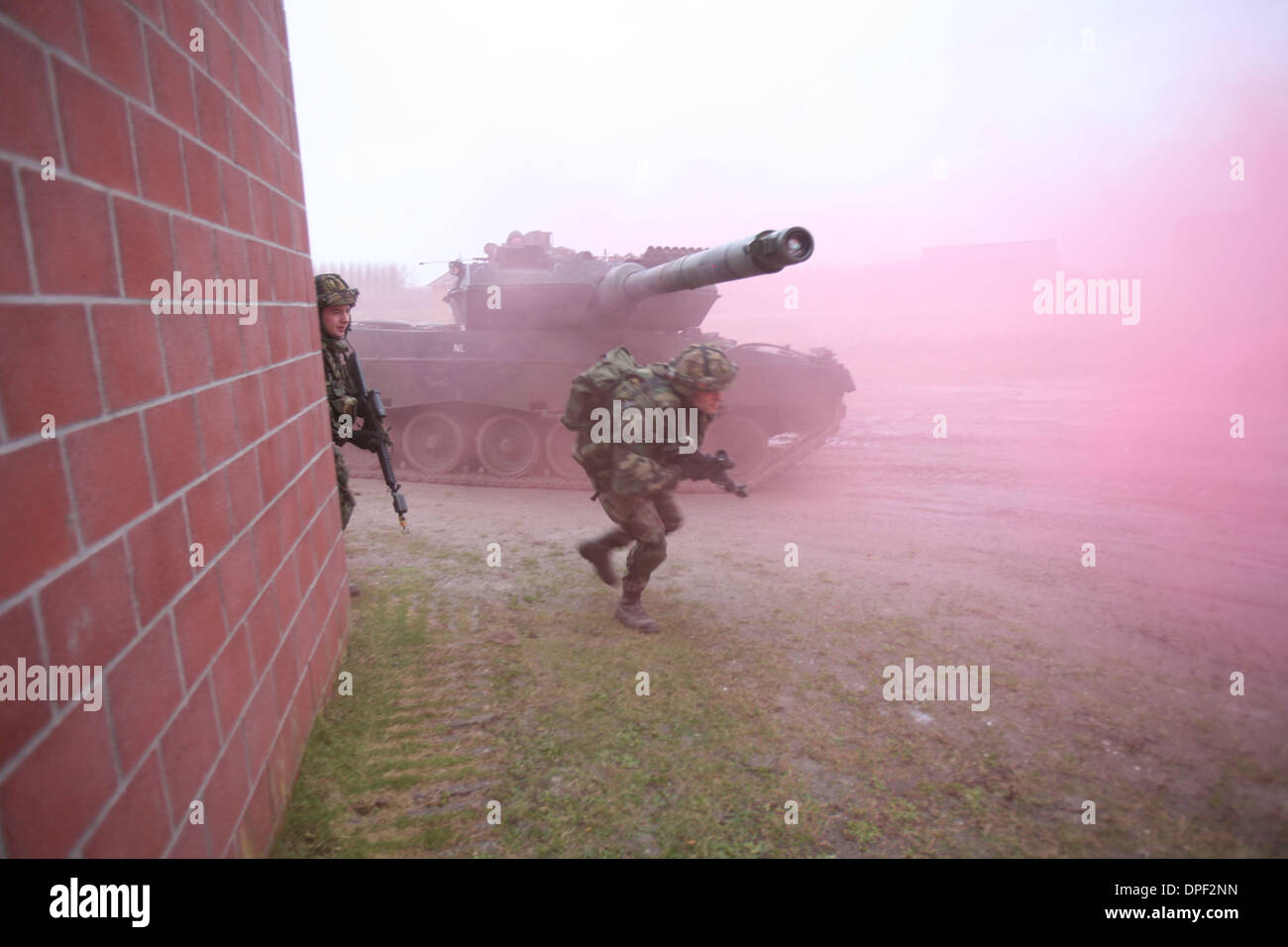 Dutch army is performing a drill in Holland Stock Photo - Alamy