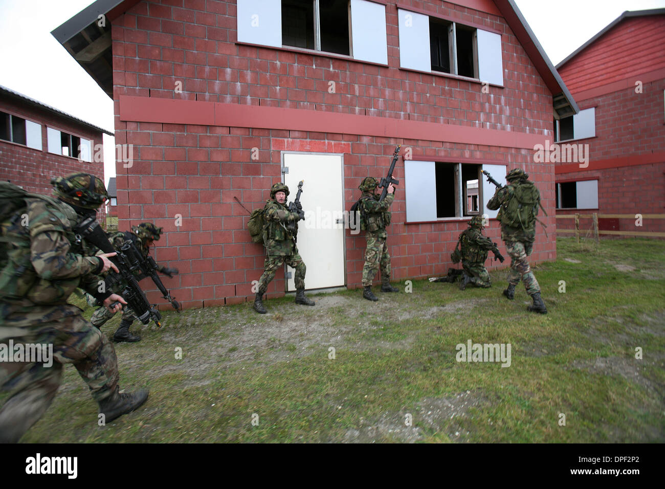 Dutch army is performing a drill in Holland Stock Photo - Alamy