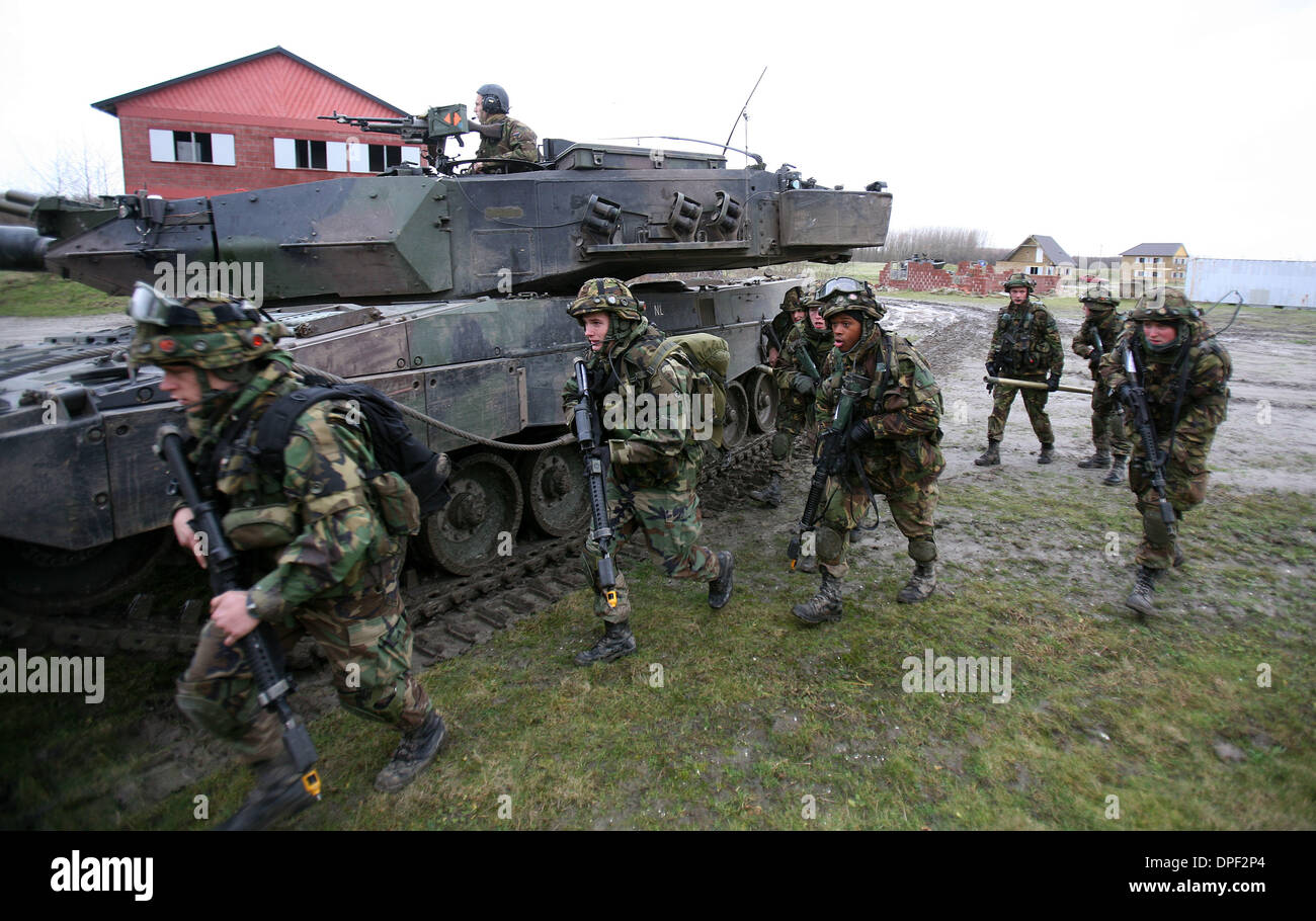 Dutch army is performing a drill in Holland Stock Photo - Alamy