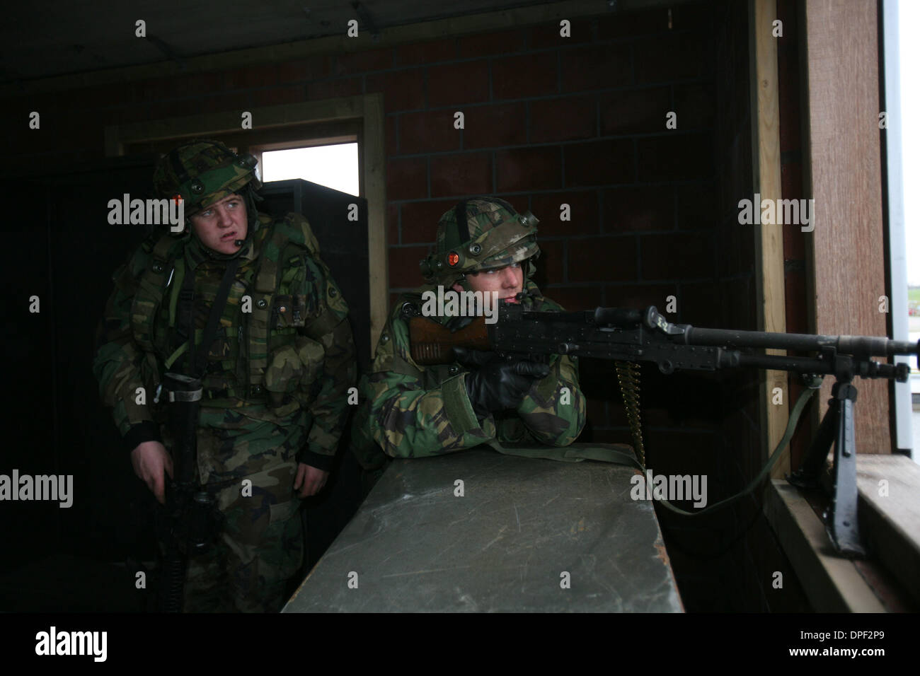 Dutch army is performing a drill in Holland Stock Photo - Alamy