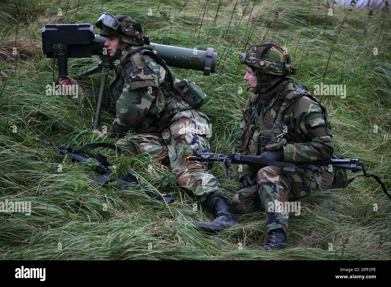Dutch army is performing a drill in Holland Stock Photo - Alamy