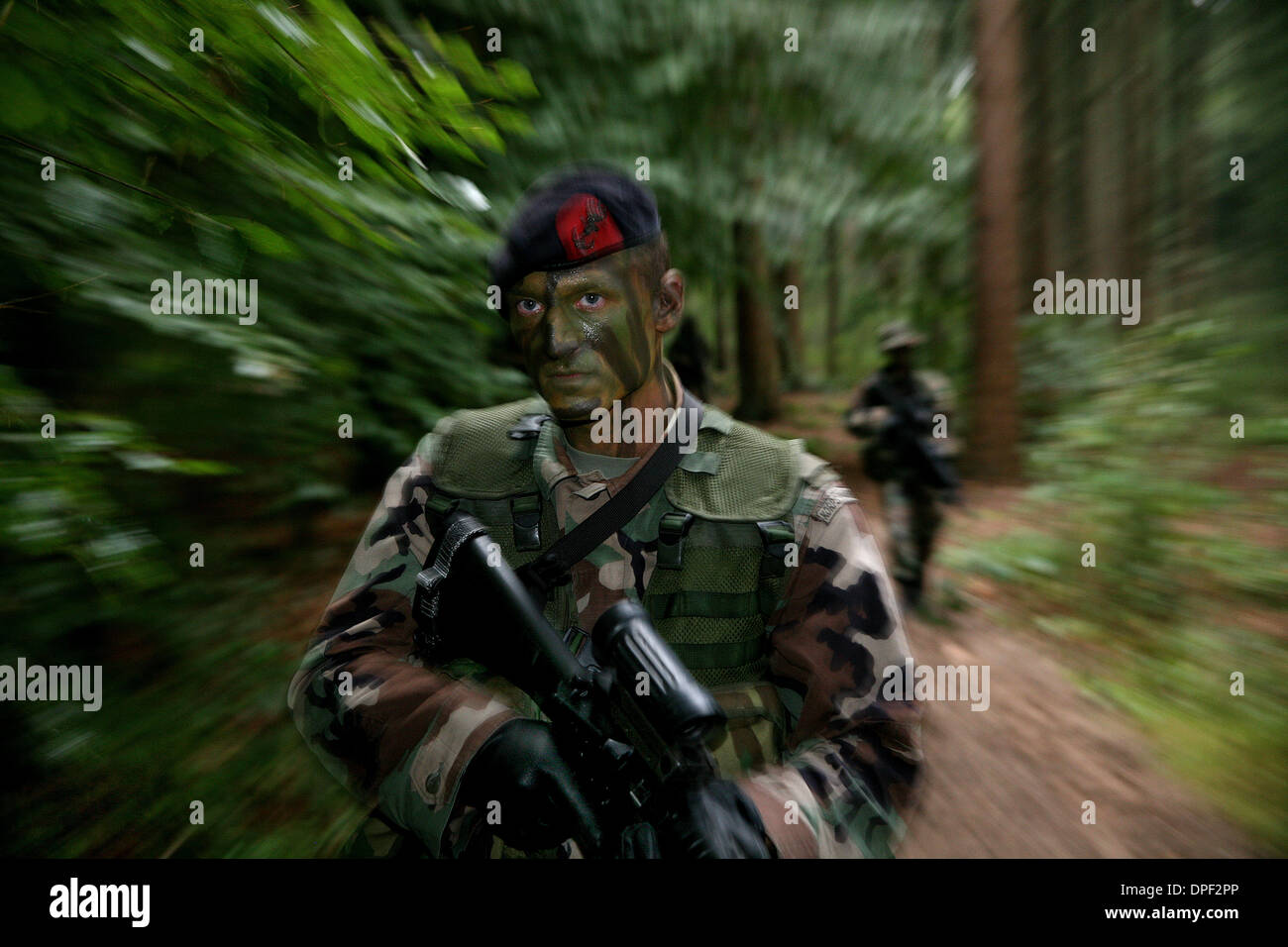 Dutch army is performing a drill in Holland Stock Photo - Alamy