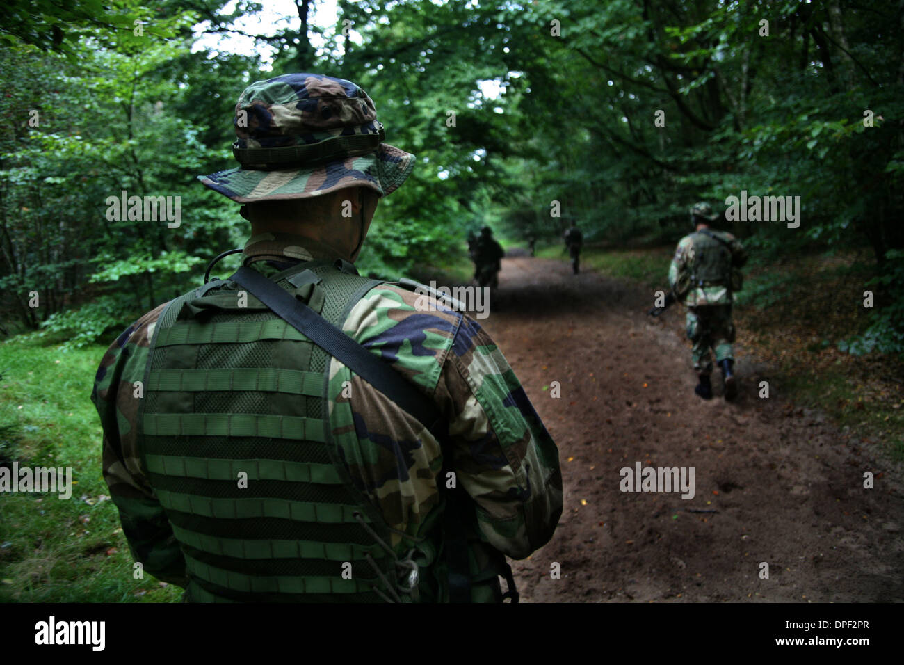 Dutch army is performing a drill in Holland Stock Photo - Alamy