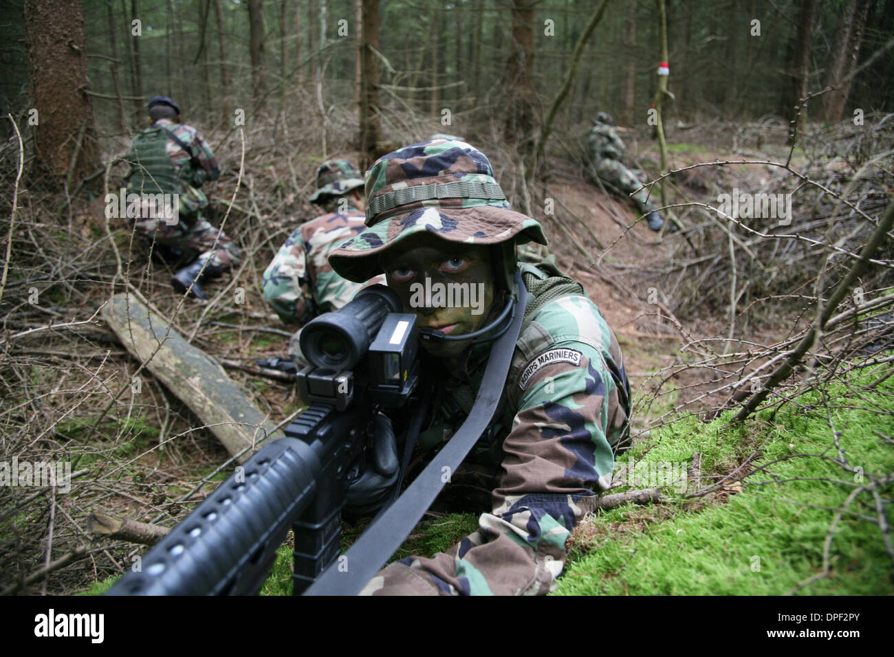 Dutch army is performing a drill in Holland Stock Photo - Alamy