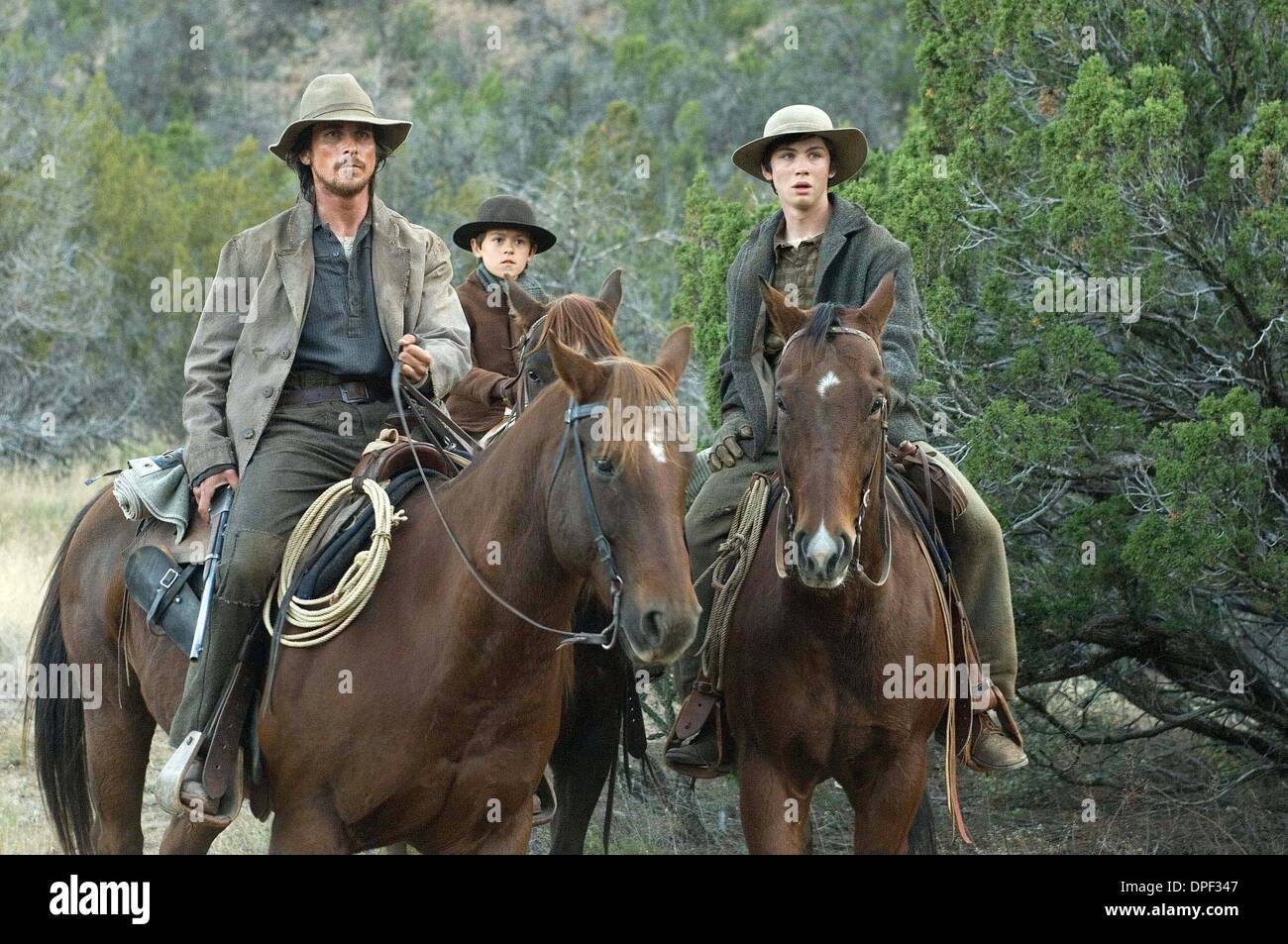 Nov. 01, 2006 - Dan Evans (Christian Bale) and his sons Mark Evans (Ben ...