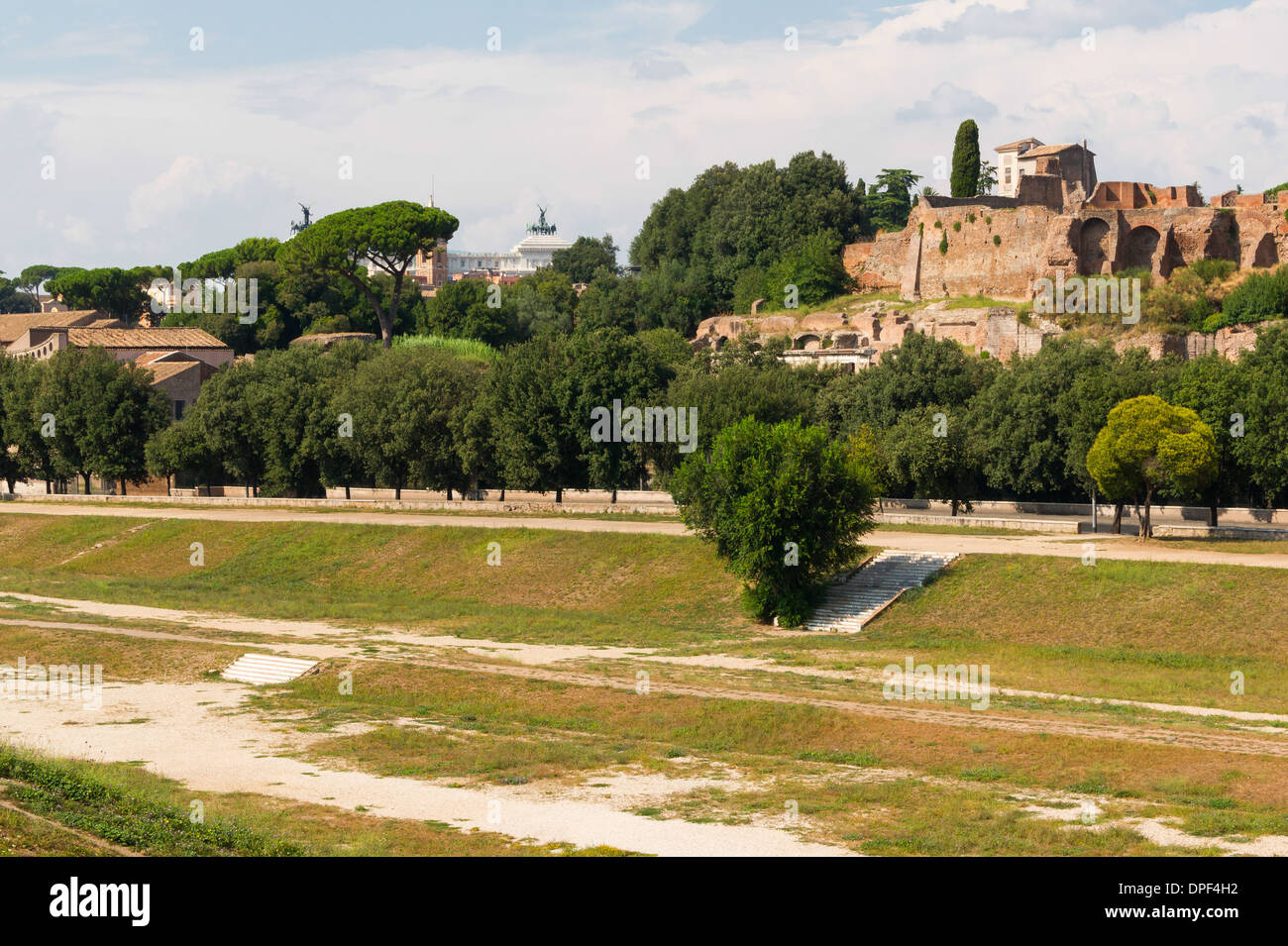 The Circo Massimo, an ancient Roman chariot racing stadium, is located ...