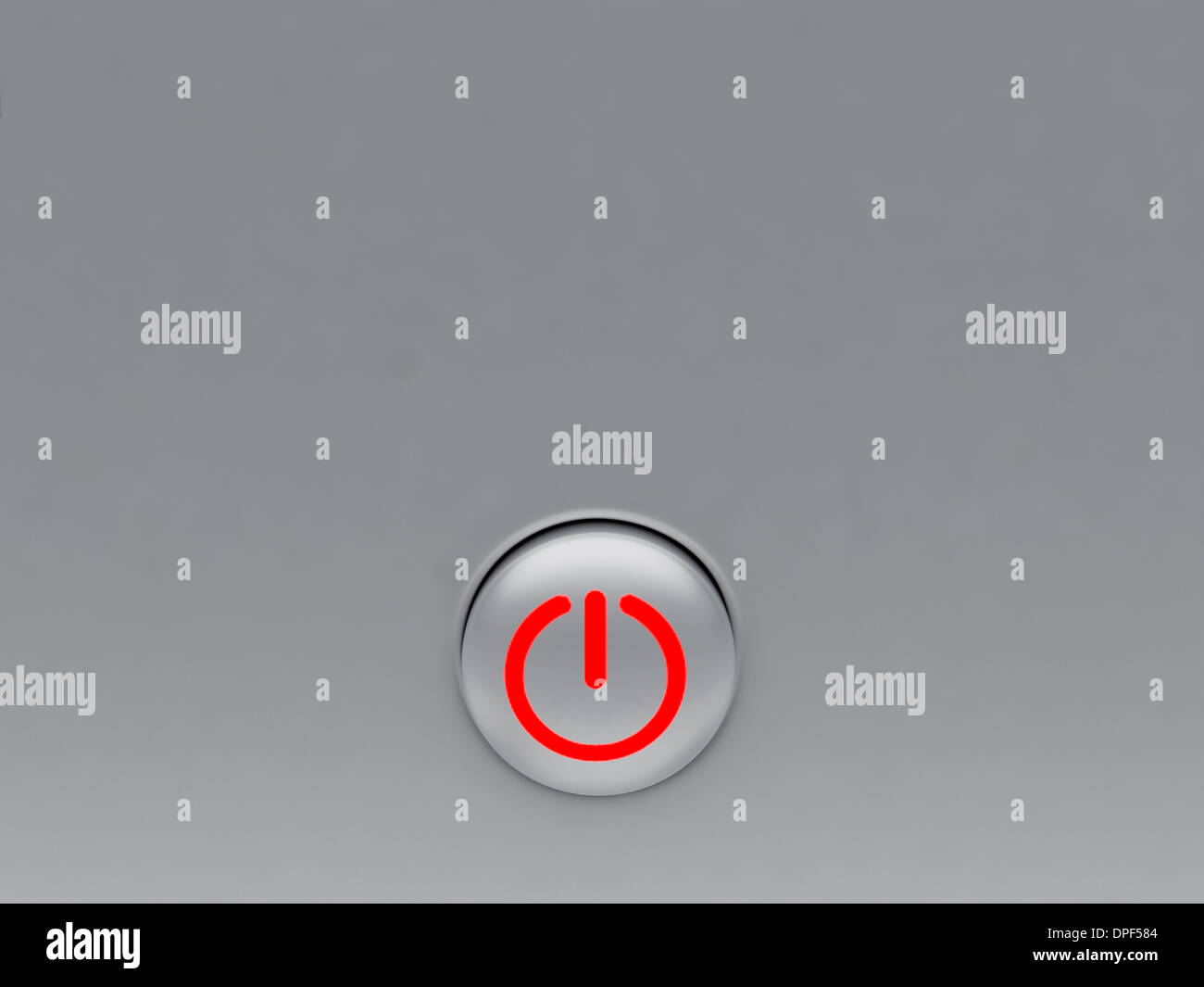 High resolution image. 3d rendered illustration. The power button. The ...