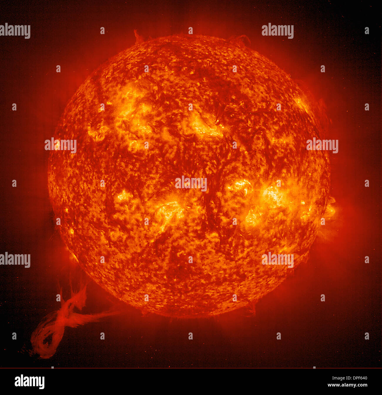 Photo of solar prominence Stock Photo - Alamy