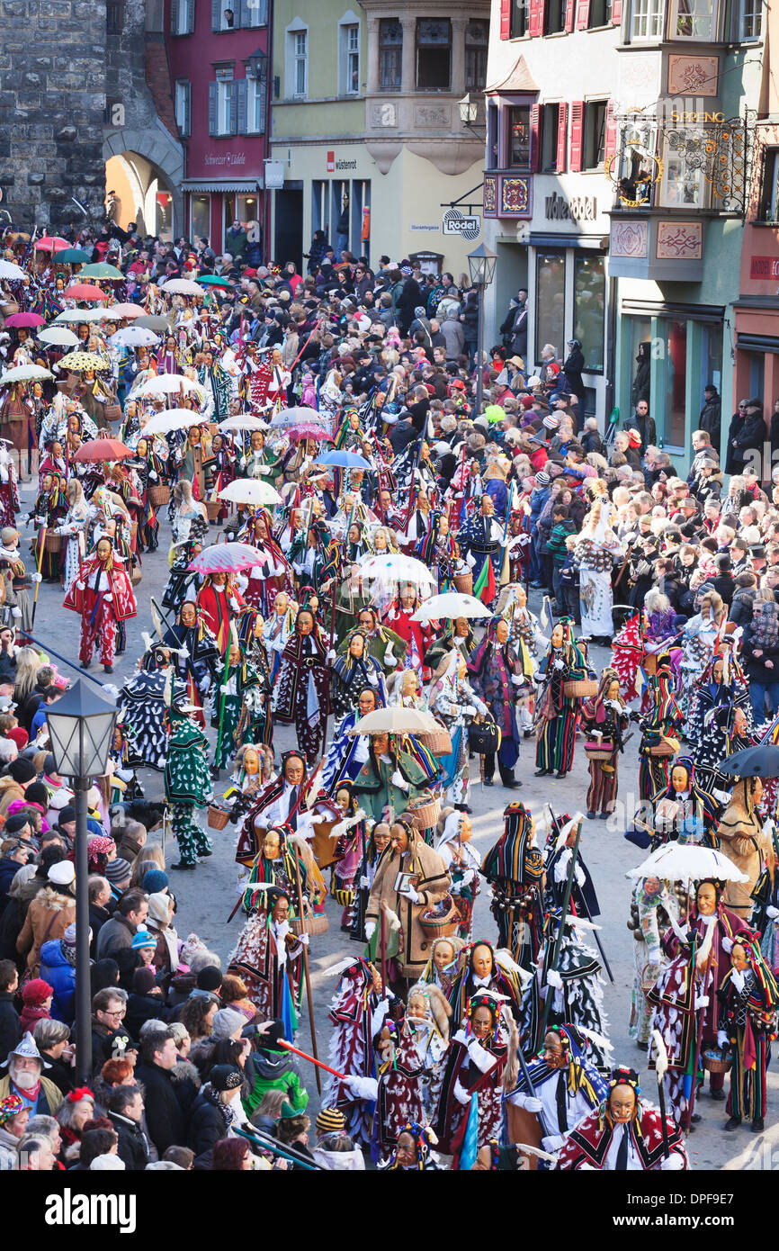 Narrensprung traditional carnival rottweiler rottweil hi-res stock ...