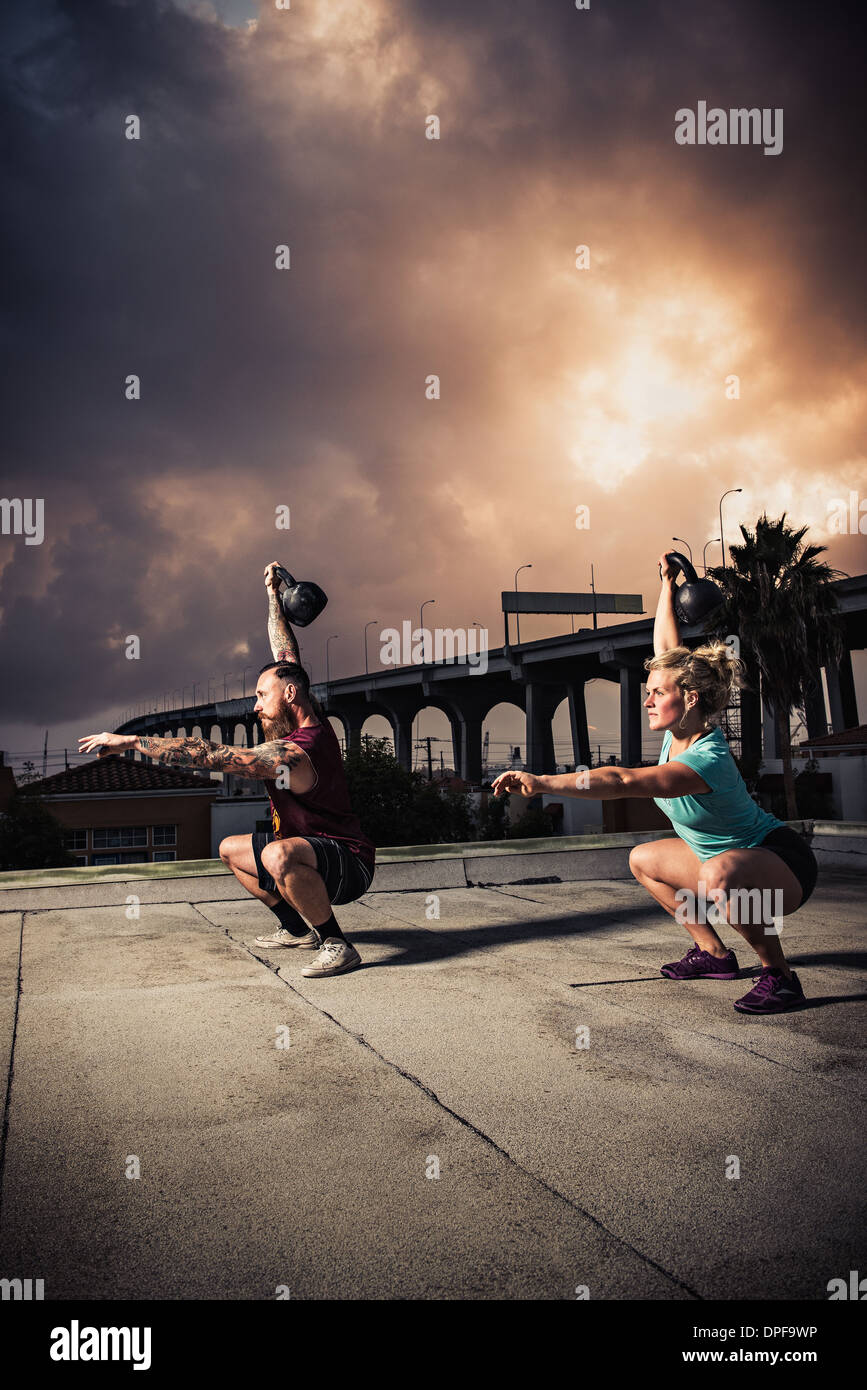 Woman lifting man on hi-res stock photography and images - Alamy