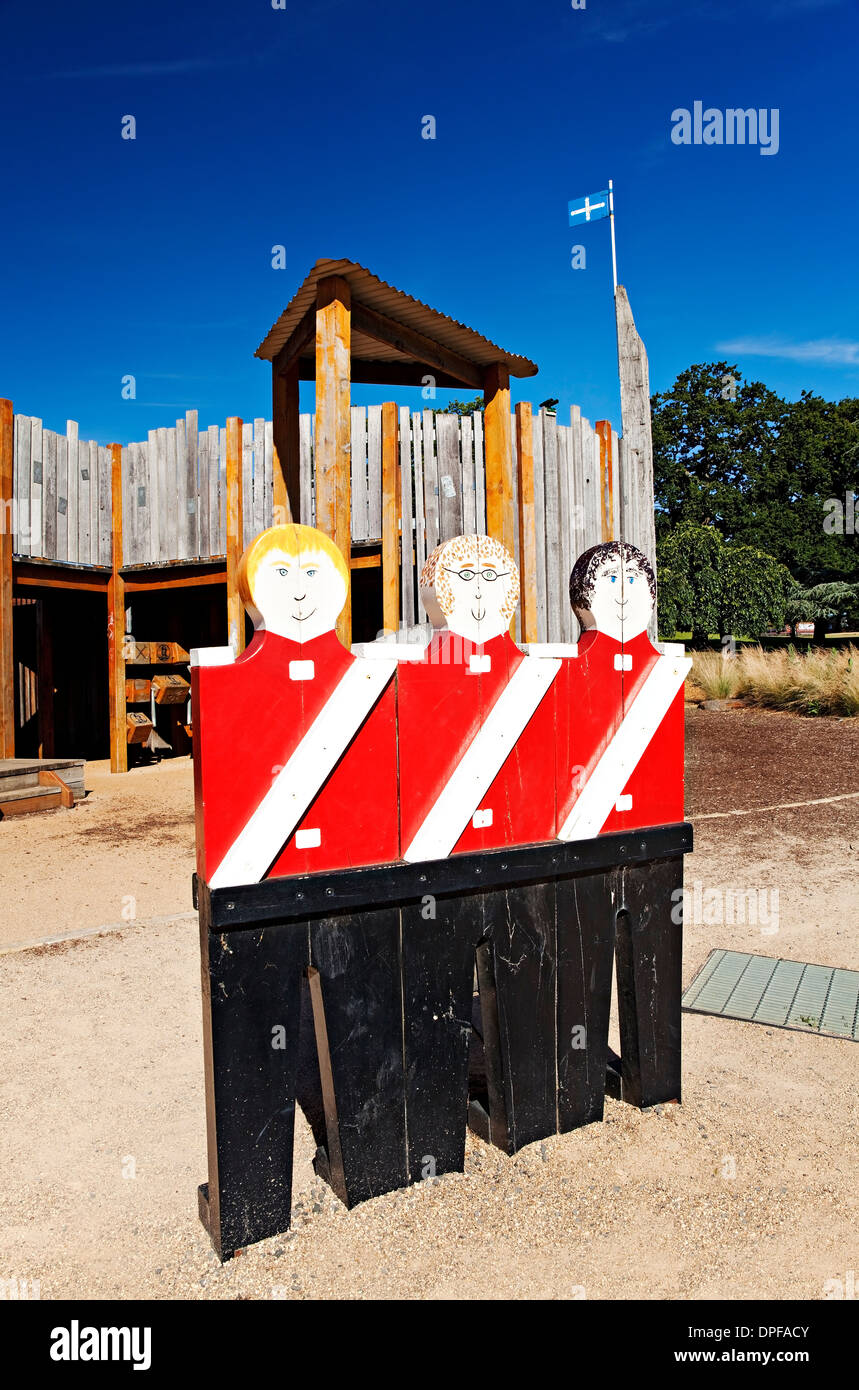 Ballarat Australia / A children`s playground at the site of the Eureka ...