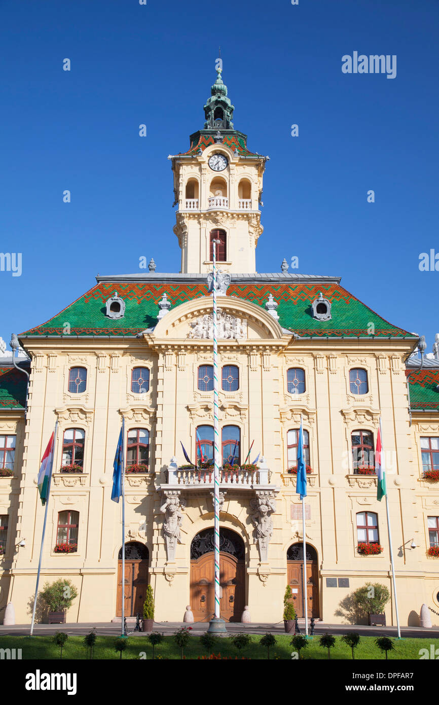 Town Hall, Szeged, Southern Plain, Hungary, Europe Stock Photo - Alamy