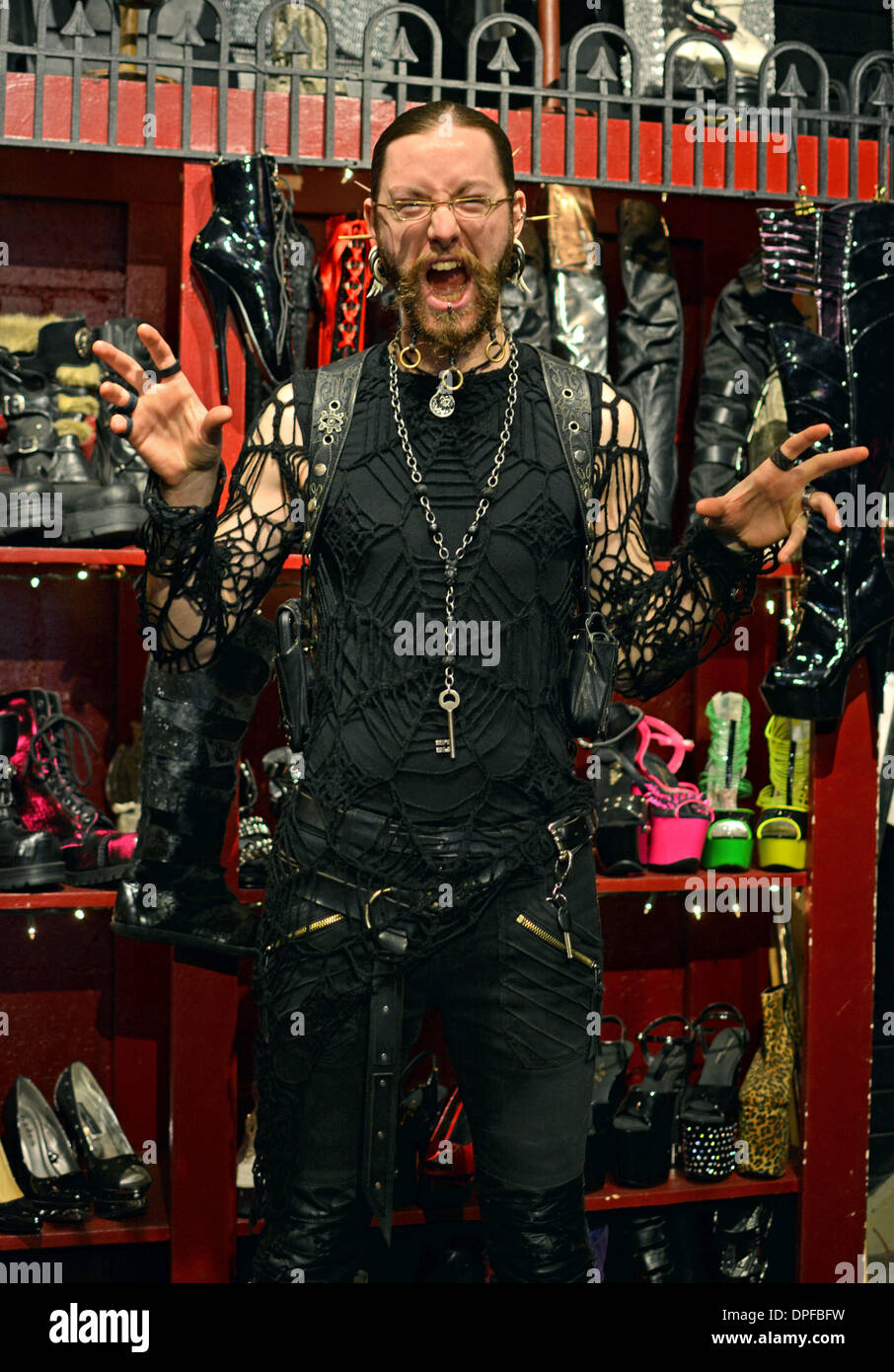 Portrait of designer Raine photographed at Gothic Renaissance in ...