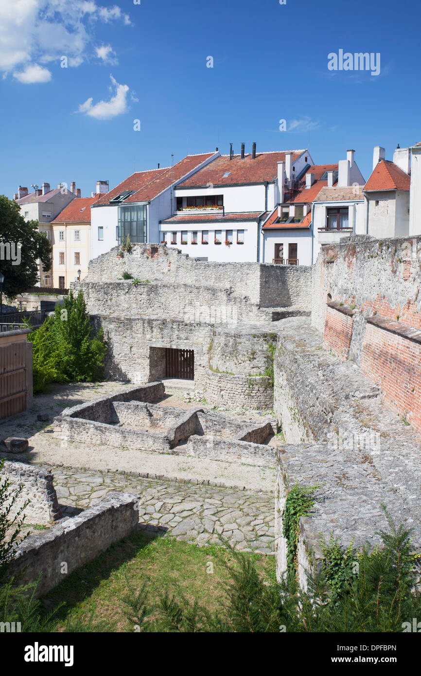 Open air Roman ruins, Sopron, Western Transdanubia, Hungary, Europe ...