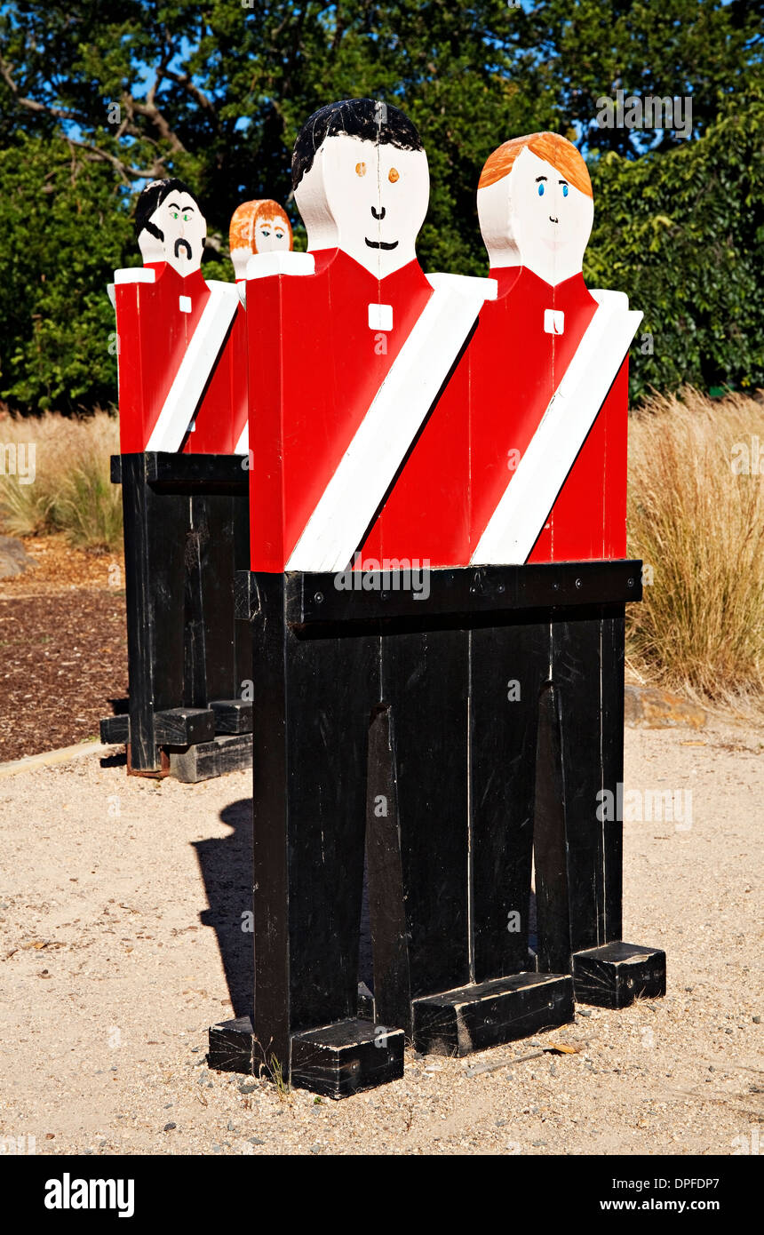 Ballarat Australia / A children`s playground at the site of the Eureka ...