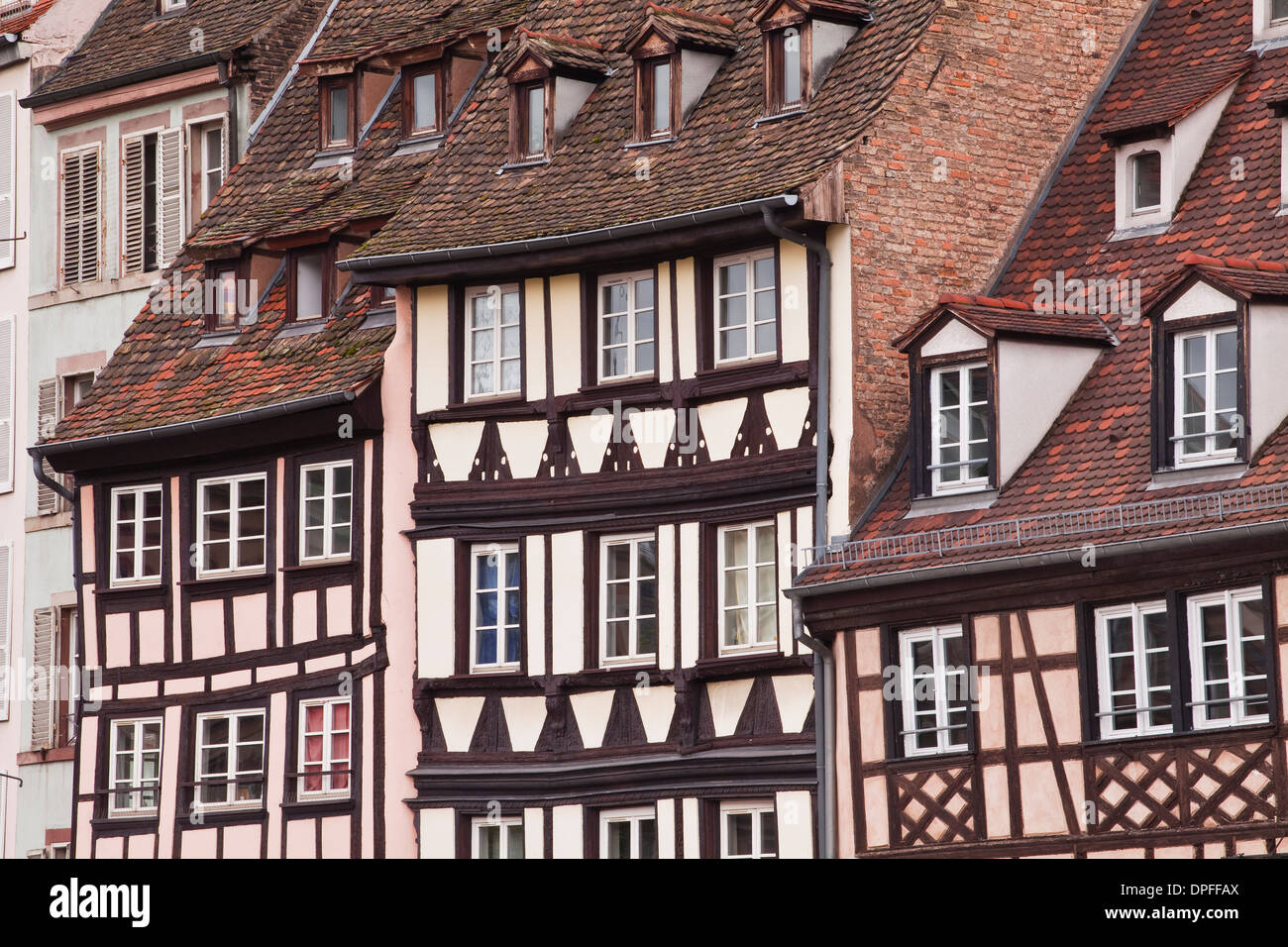 Half-timbered houses in La Petite France, Grande Ile, UNESCO World ...