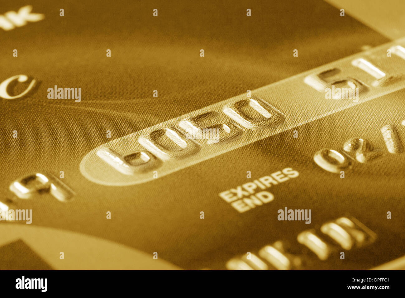 Golden credit card hi-res stock photography and images - Alamy