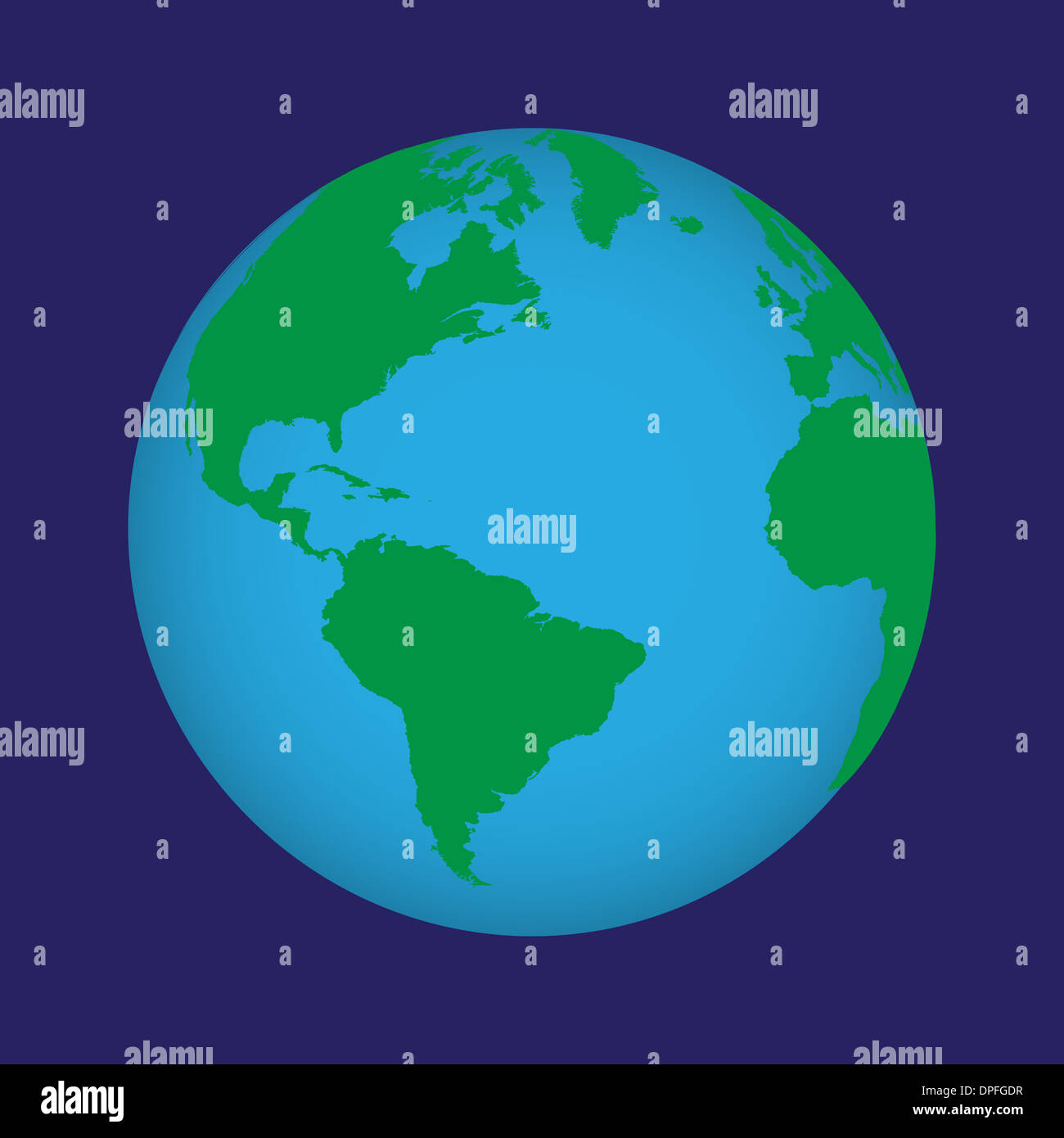Vector globe icon of the world. EPS10 Stock Photo - Alamy