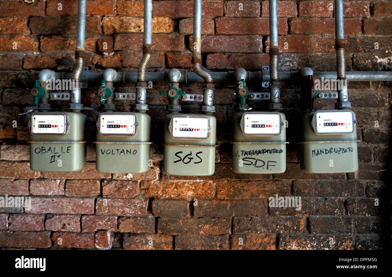 Gas meters hi-res stock photography and images - Alamy